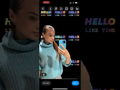 How to Create Animated Text on Instagram Story ❤️Reel NEON effects #reel#animatedstories #instagram