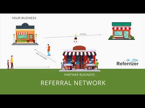 Referrizer - Partner up with nearby businesses to get more referrals.