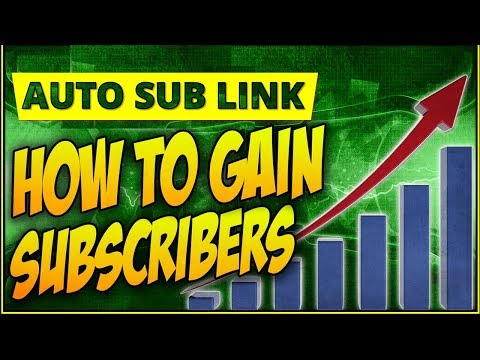 YouTube AUTO Subscribe Link ???? HOW TO MAKE a YouTube SUBSCRIBE LINK