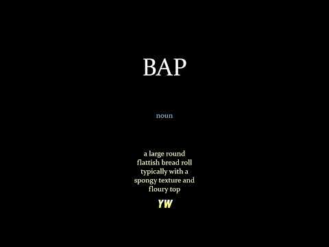 Bap #How to pronounce and meaning of the word #learnenglish #vocab #vocabulary #english learn