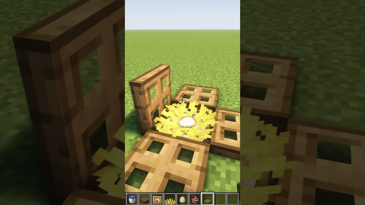 Minecraft Chicken Coop! #shorts