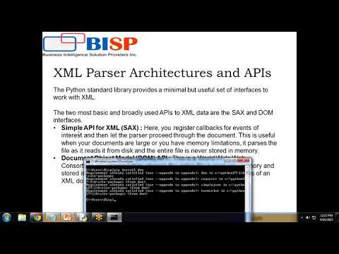 How to parse xml file using python