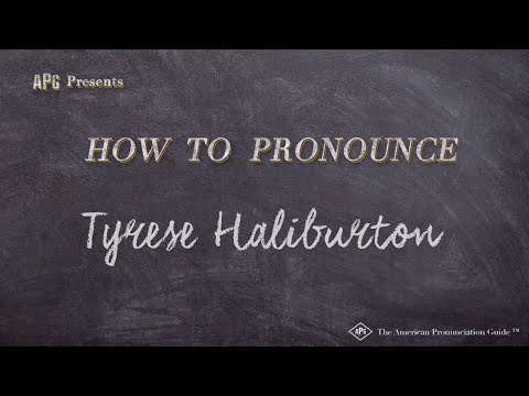 How to Pronounce Tyrese Haliburton (Real Life Examples!)