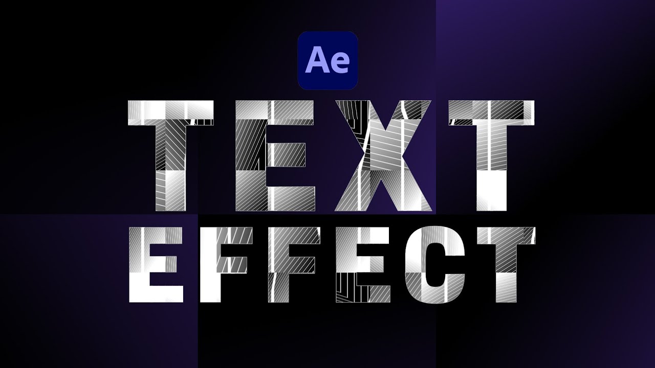 Abstract Text Effect in After Effects | Tutorial
