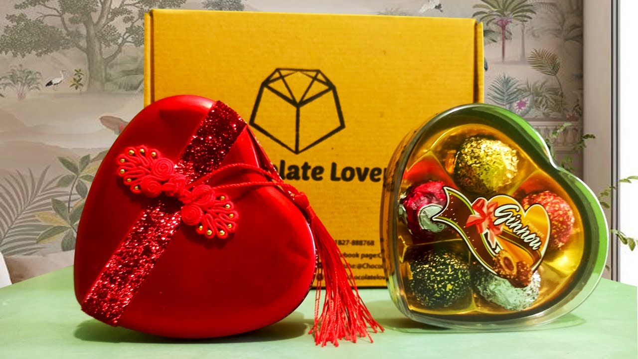 Heart Shaped  Box Chocolate For love gift