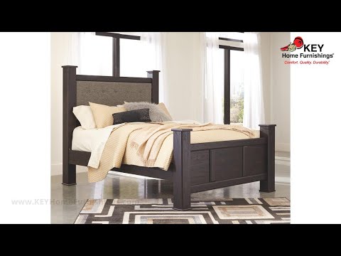Ashley Reylow Queen Poster Bed (APK-B555-QRB) | KEY Home
