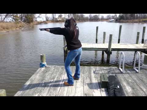 Stacey shot that boom boom stick