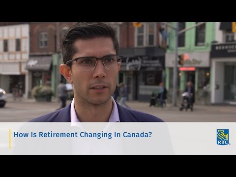 How is retirement changing in Canada?