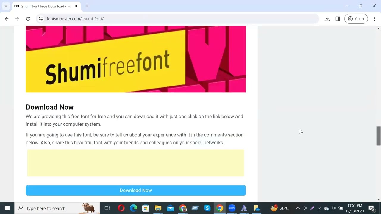 How to download and install Shumi Font Free Download #viral #trending