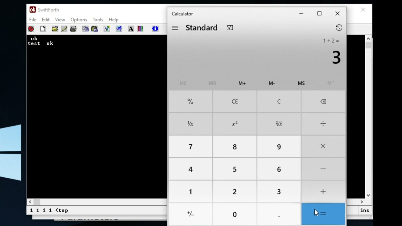 Windows Automation using Forth Programming Language - SwiftForth part 1