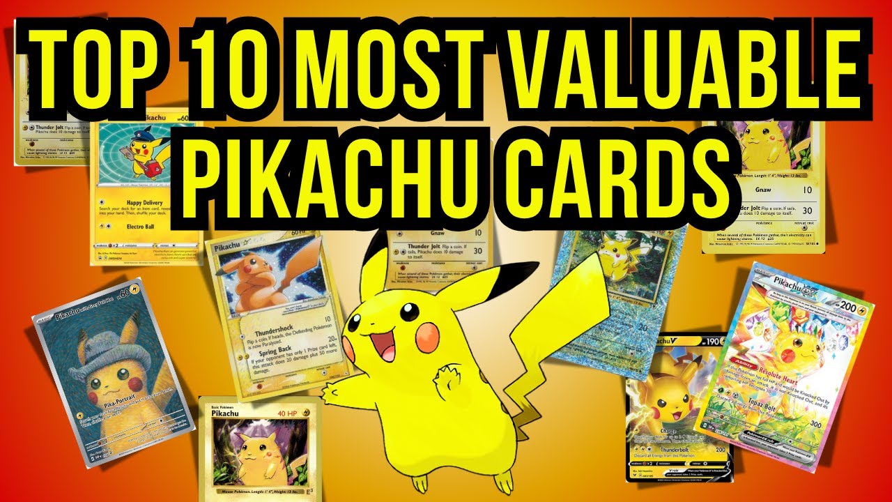 Top 10 Most Valuable Pikachu Cards!