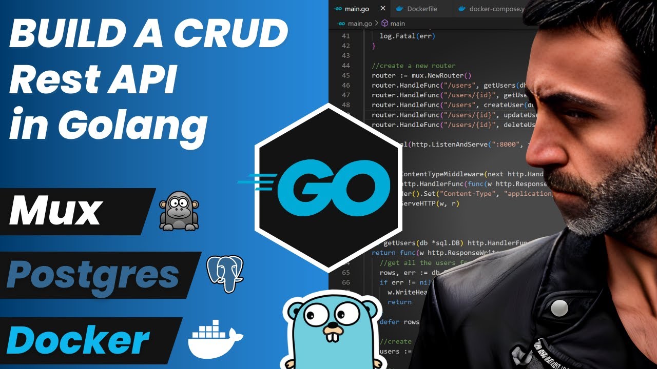 Build a CRUD Rest API in Go using Mux, Postgres, Docker and Docker Compose #golang #docker