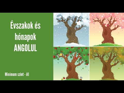 Évszakok és hónapok angolul