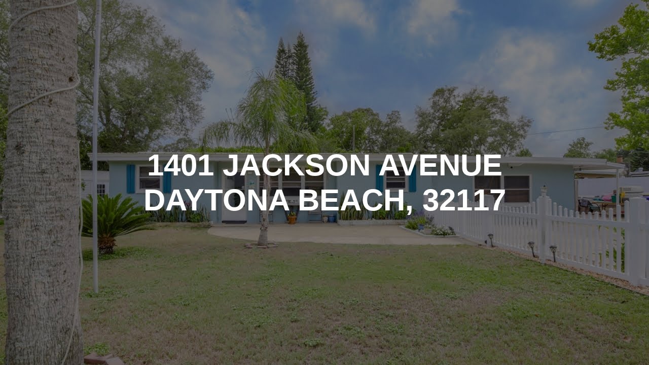 1401 Jackson Avenue | Daytona Beach Real Estate