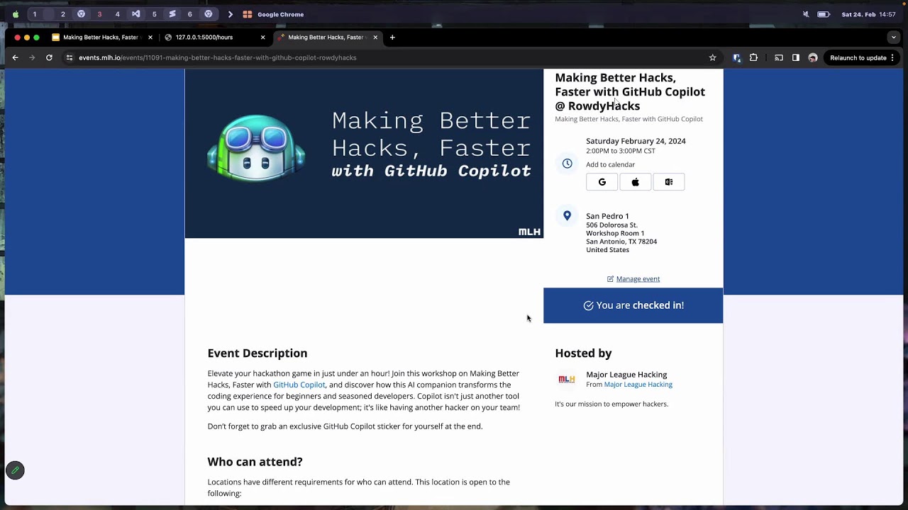 MLH: GitHub Mini | RowdyHacks 2024