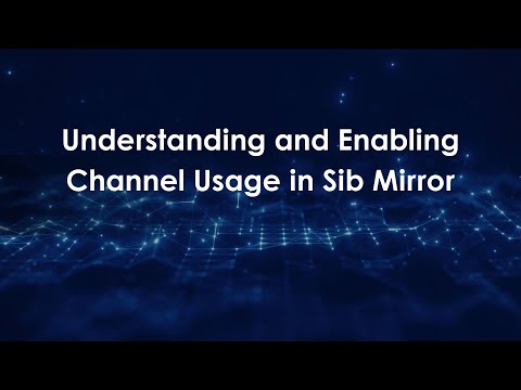 Understanding and Enabling Channel Usage in Sib Mirror