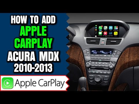 Acura MDX Apple CarPlay - How To Add Apple CarPlay Acura MDX 2010-2013 NavTool Video Interface DVD