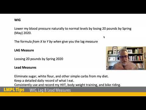 LMPL Tips WIG Lag & Lead Measure