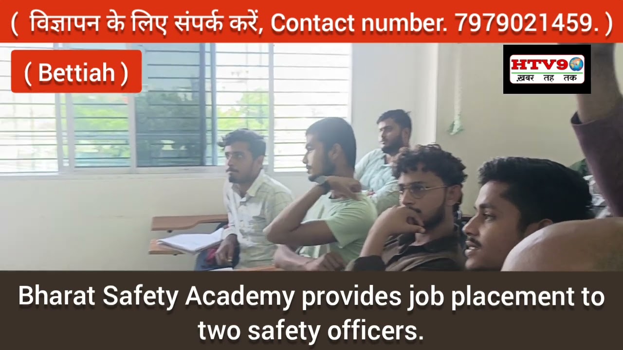 Bharat Safety Academy provides job placement to two safety officers.