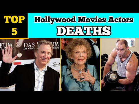 TOP 5 Hollywood Movies Actors Who DIED || Hollywood Deaths