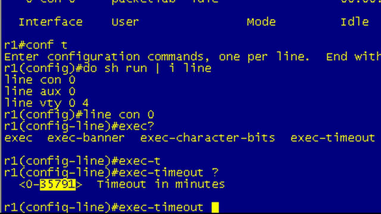 EXEC Timeout Lab - Part 1