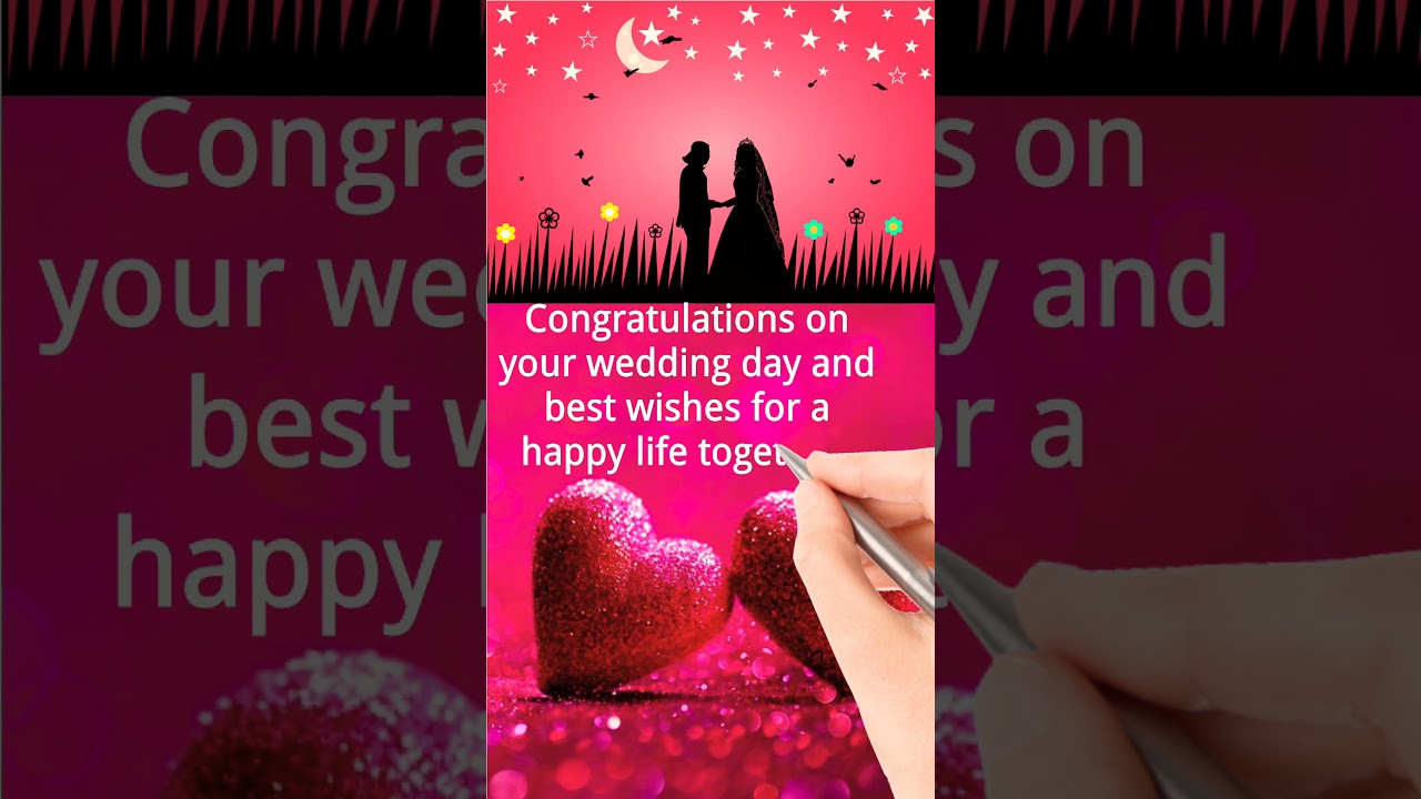 Heart Touching Congratulations For Wedding Wishes #shorts