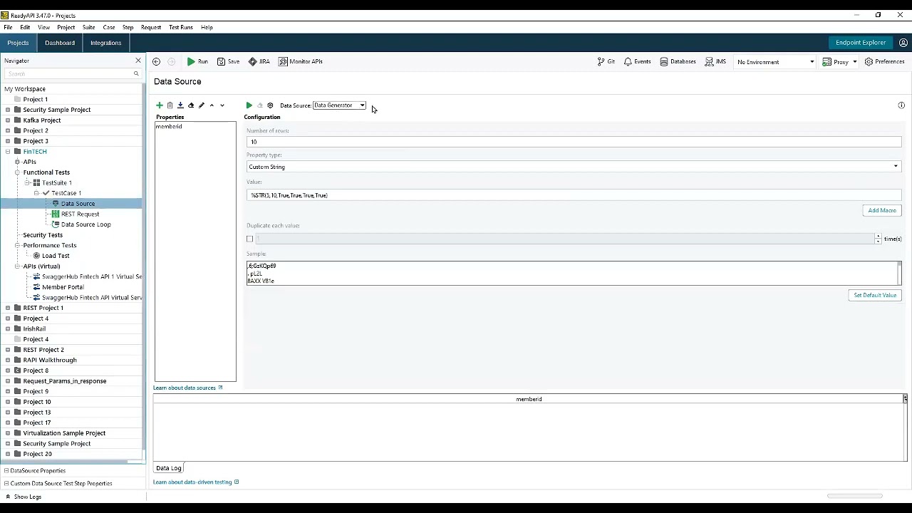 ReadyAPI - Data Driven Testing