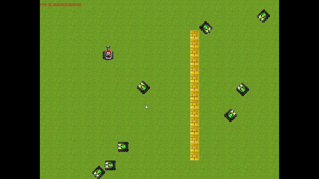 XTank Demo-4 (Java Game Engine)
