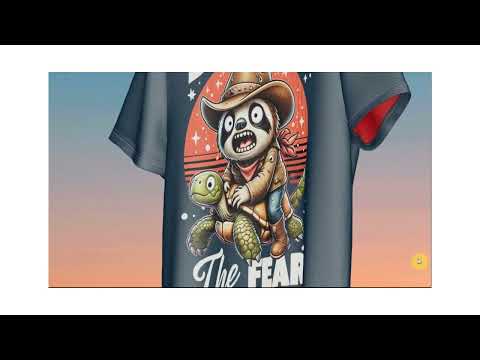 Sloth Cowboy Rides a Turtle: The Most Unexpected T-Shirt Ever!