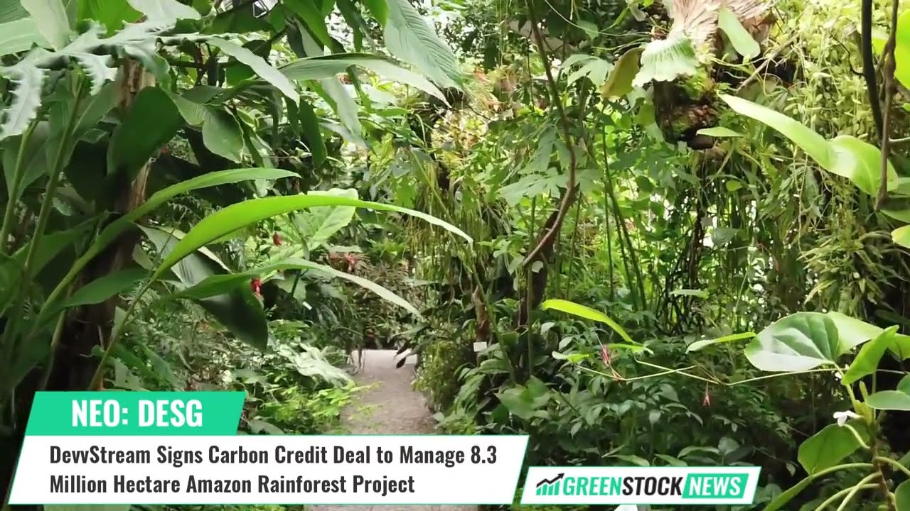 DevvStream ($DESG) Signs Carbon Credit Deal to Manage 8.3 Million Hectare Amazon Rainforest Project