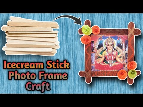 How to Make an Ice Cream Stick Photo Frame
