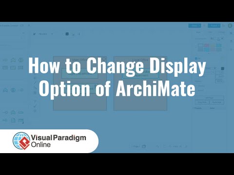 How to Change Display Option of ArchiMate Element