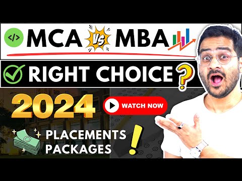 💥MCA vs MBA? Which Course is Better? MCA or MBA? Scope & Placements! #mca #mba #career #scope