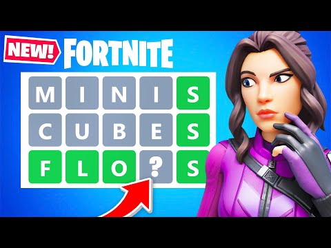 *NEW* Fortnite WORDLE! 😱