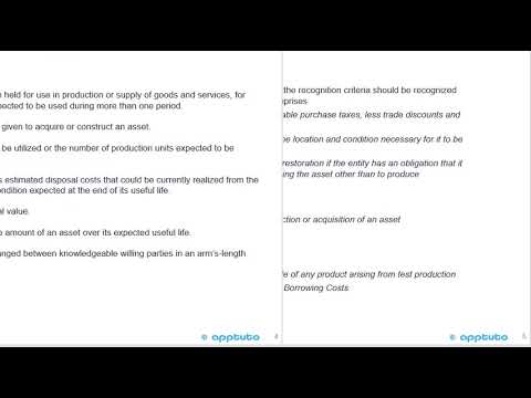 distinguish between costs that are capitalised and costs that are expensed...