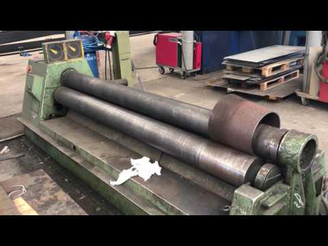 3435 = ROUNDO PS 205 3 roll plate bender blechwalze 2500 x 10 mm