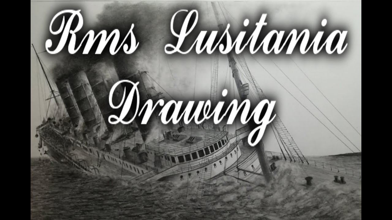 HOW TO DRAW  LUSITANIA SINKING | BRAVO