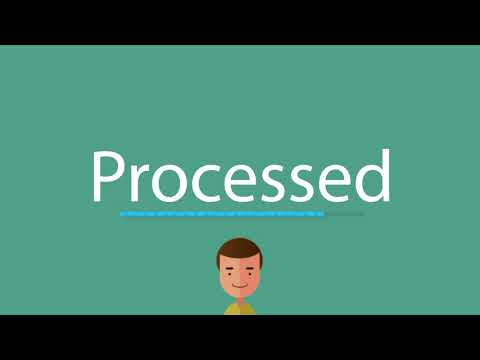 Processed pronunciation