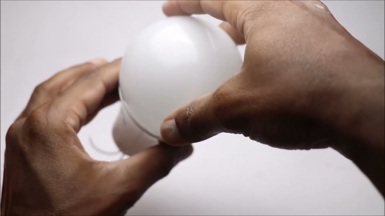 Recycle led light into rechargeable Lamp