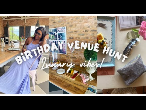 Birthday Venue Hunting | Green Leaves Wedding Venue Tour | The Boma | party planning vlog