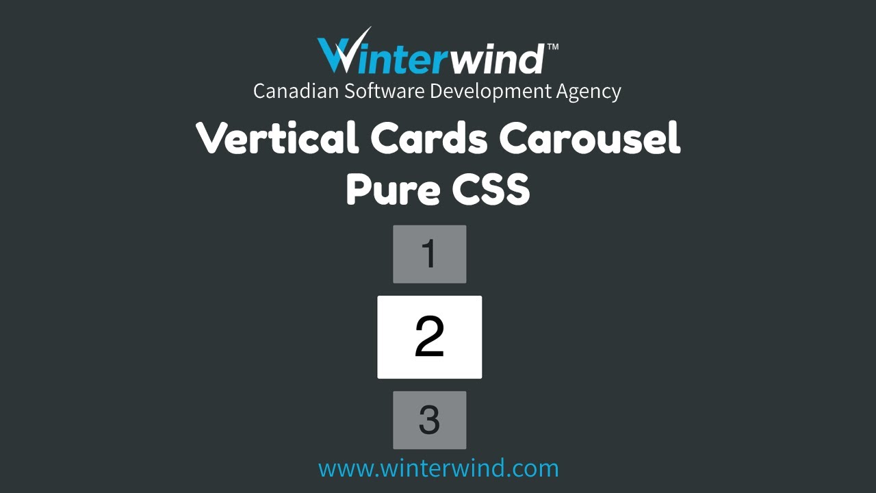 Vertical Cards Carousel Using CSS Only
