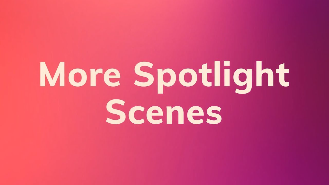 More Spotlight Scenes Video Template (Editable)
