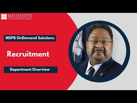 MSPB Department Overview: Recruitment
