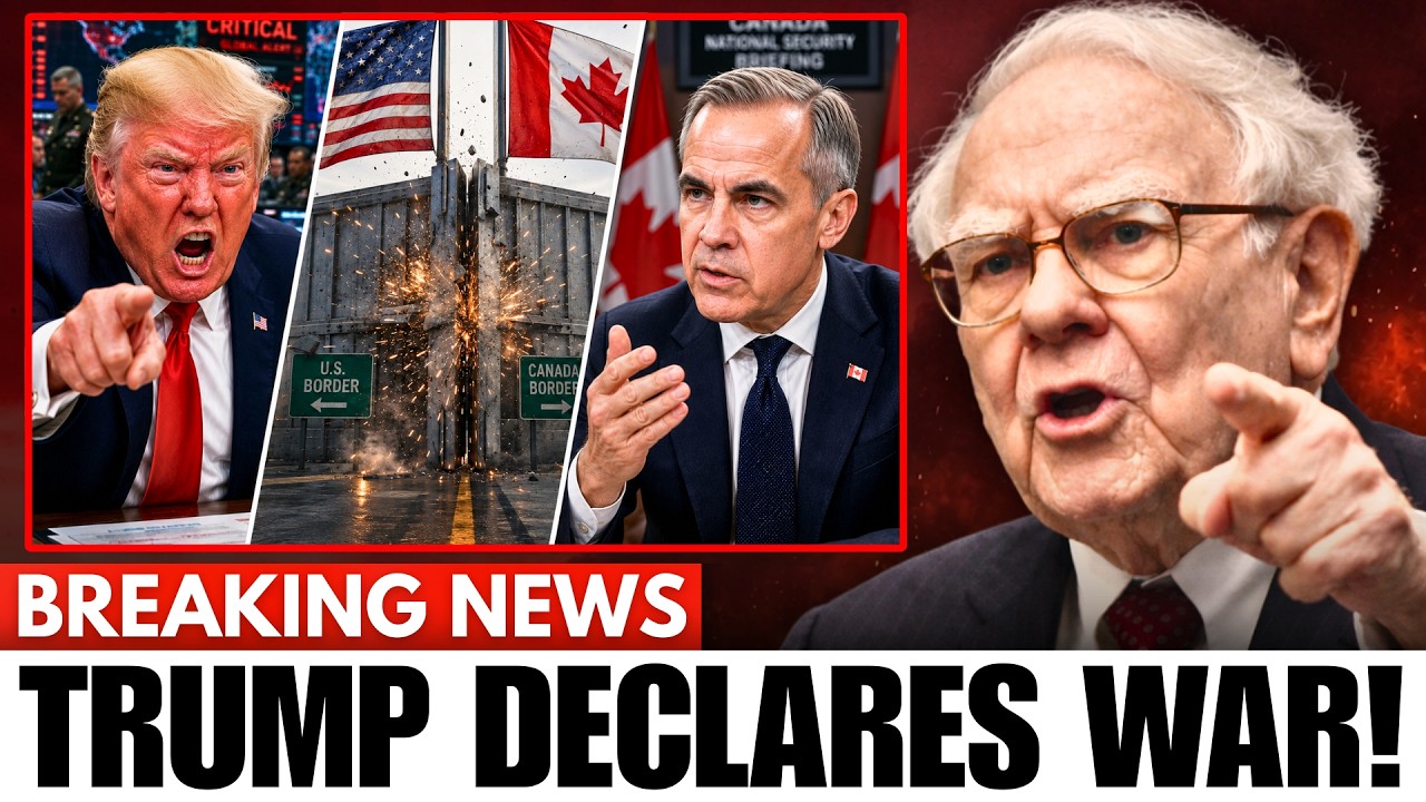 BREAKING: Trump DECLARES War on Canada—Carney's COLD-BLOODED Reply CRUSHES Trump | Buffett Responds