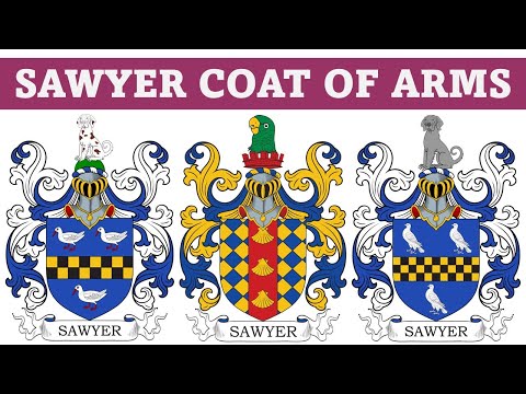 Sawyer Coat of Arms & Family Crest - Symbols, Bearers, History