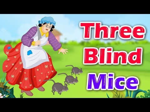 Three Blind Mice | English Kids Songs | English Nursery Rhyme with Lyrics
