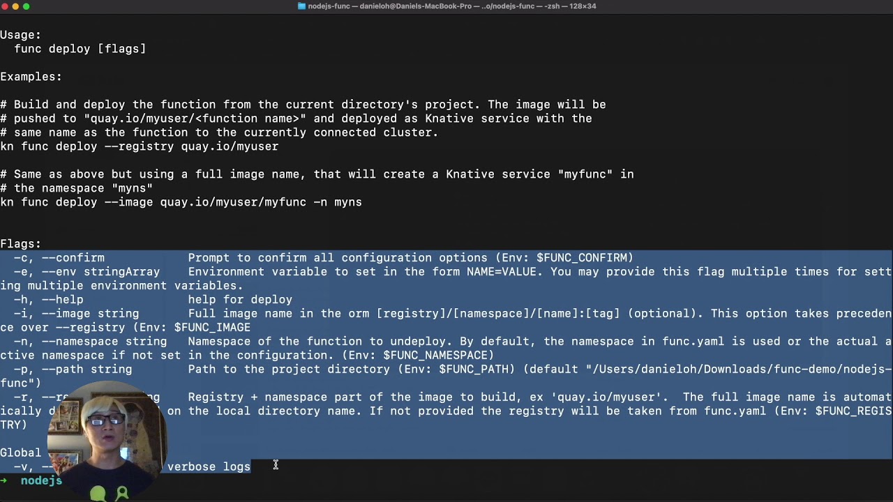 OpenShift Serverless Functions with Nodejs