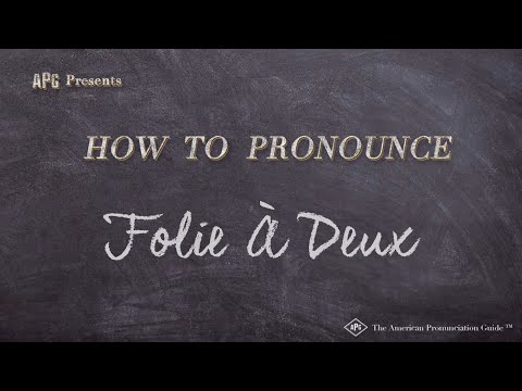 How to Pronounce Folie à Deux (Real Life Examples!)