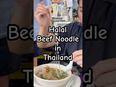 Halal Beef Noodle in Thailand