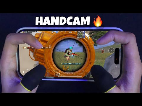 Best HANDCAM 4 Finger + Gyroscope | iPhone 14 Pro ❤️ PUBG Mobile